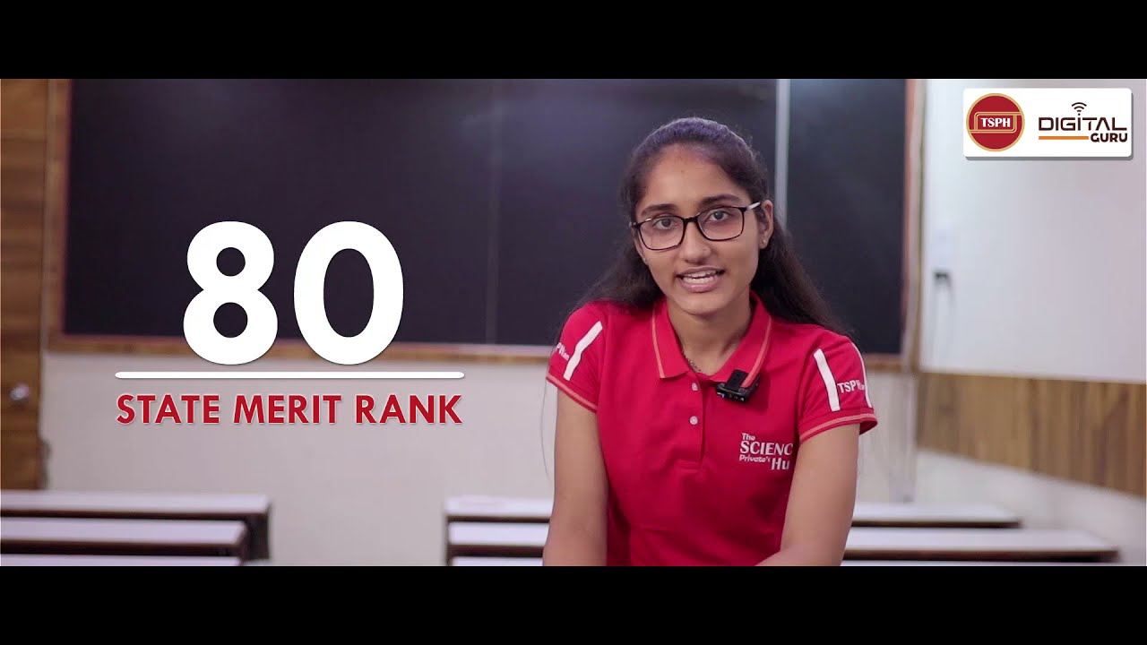 Khusboo Rajpurohit TSPH NEET 2020 Topper (665/720 State Merit Rank 80 ...