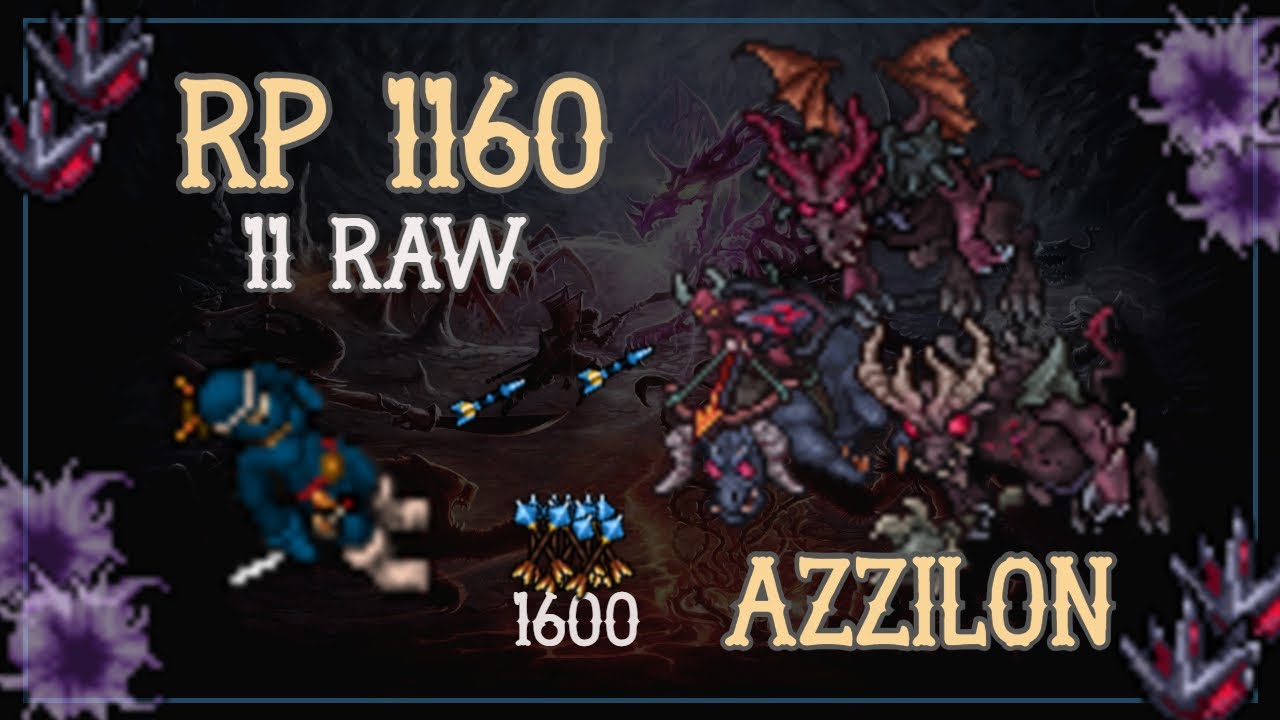 RP 1160+ - RAPID RESP - AZZILON CASTLE 11KK RAW - TIBIA HUNT SOLO - YouTube