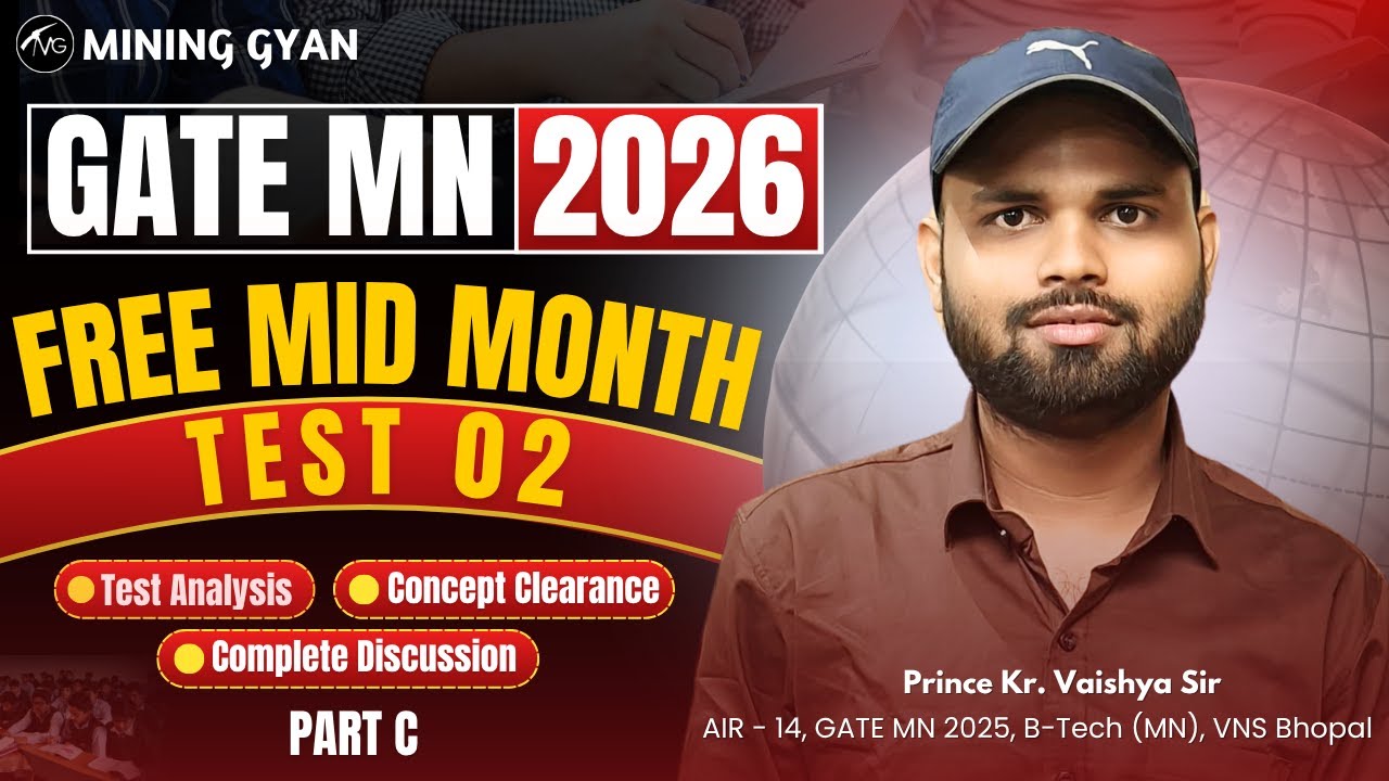 Mid Month Test Full Discussion | Free Mock Test | Lec 2(C) | GATE MN ...