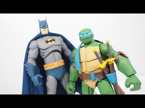 DC Collectibles BATMAN vs LEONARDO figure Review - YouTube