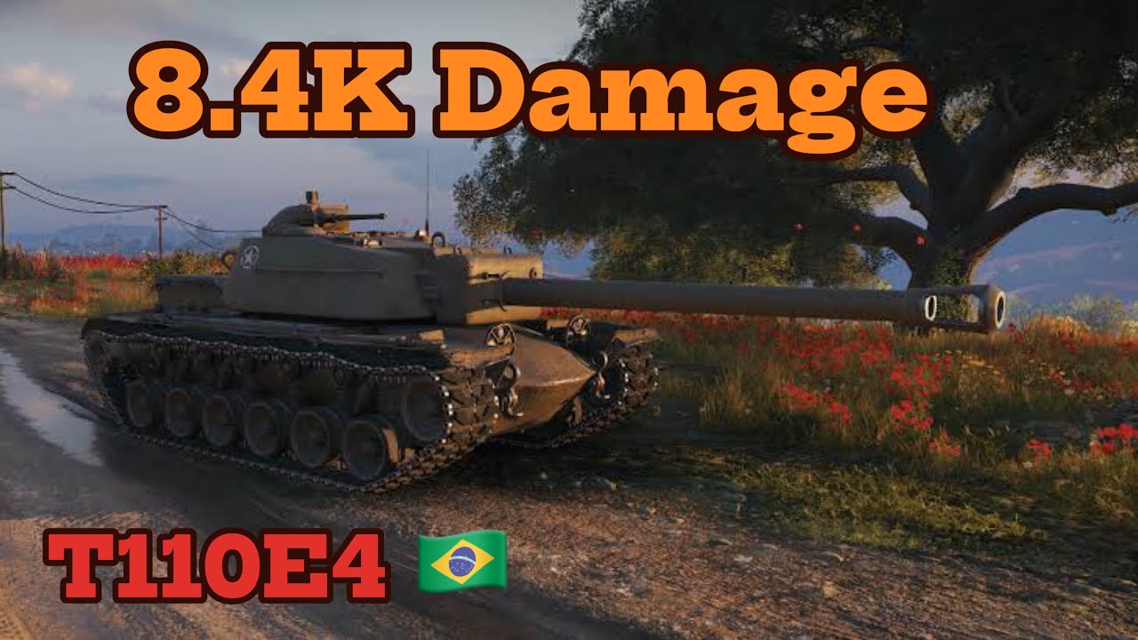 T110E4 - 8.4K Direct Damage + positioning tips (dicas de posicionamento ...