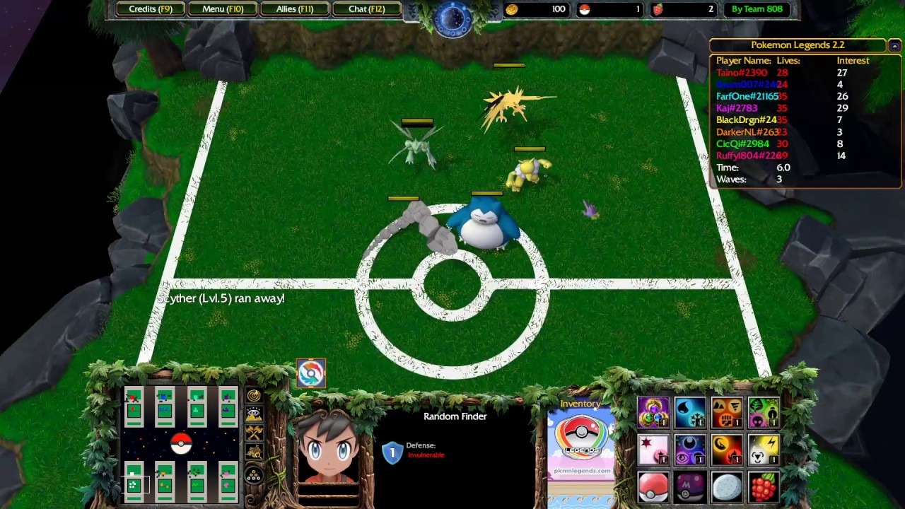 Warcraft 3 Reforged - Pokemon Legends v2.2 (ffa 8 men) - YouTube