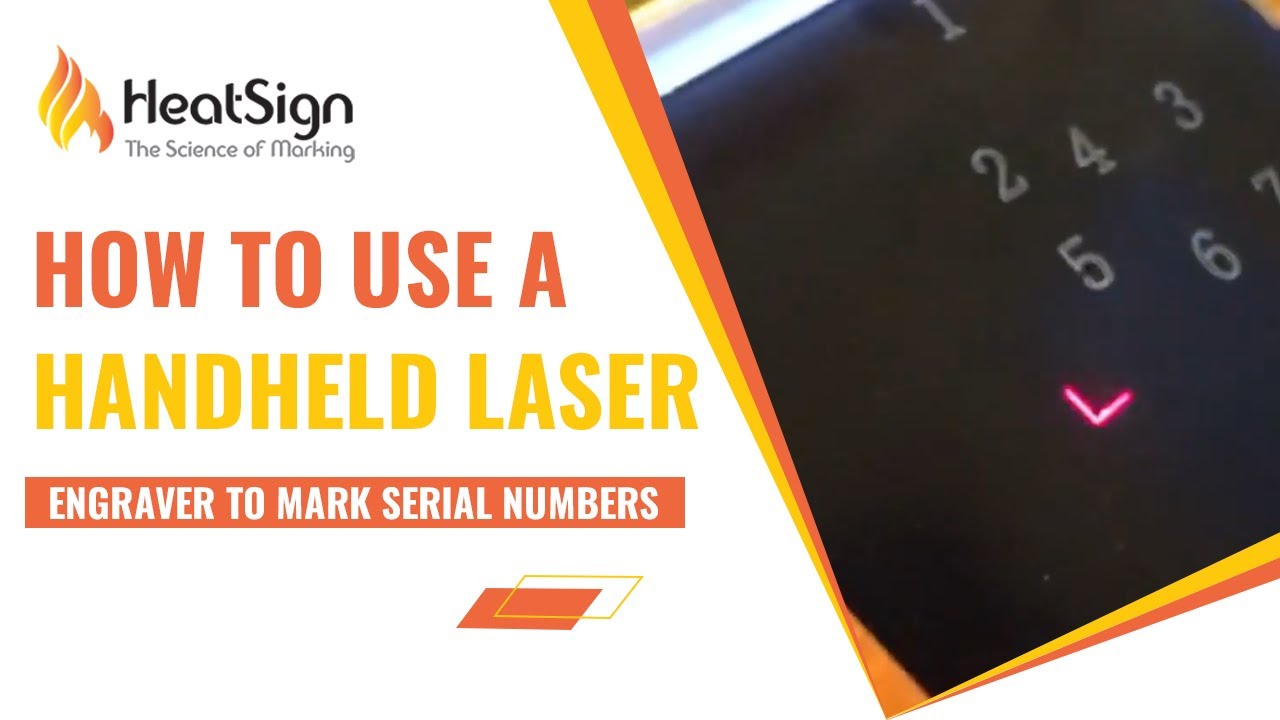 How to Use a Handheld Laser Engraver to Mark Serial Numbers - By ...