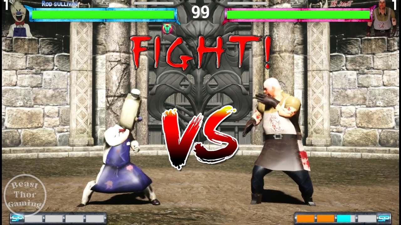 Ice Scream vs Mr. Meat 2 - Rod Sullivan vs Mr. Meat 2 - Fighting Battle ...