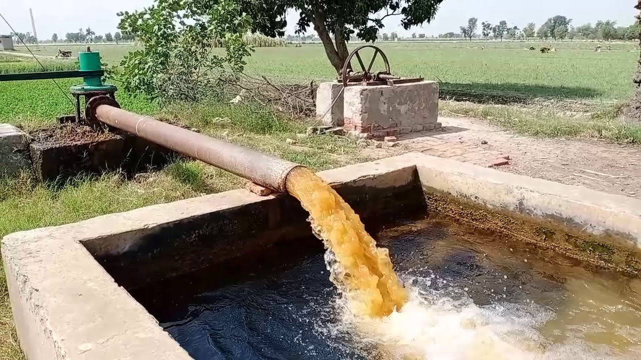 Water Turbine tube well | 40hp motor | 6inch delivery water - YouTube