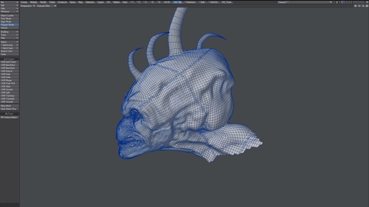 LightWave plugin - Place Mesh EndoMorphs - MetaMesh - YouTube