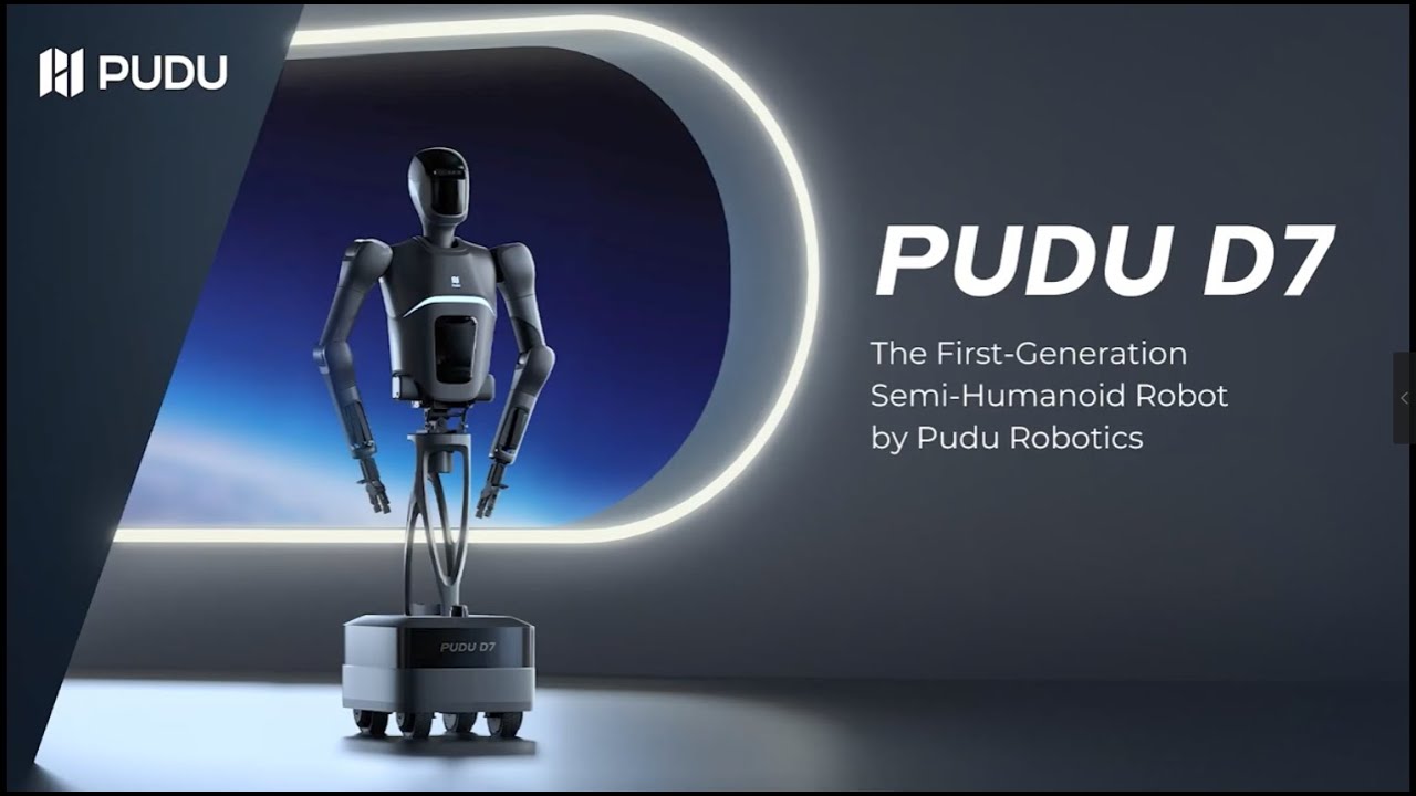 PUDU D7 The First Generation Semi Humanoid Robot by Pudu Robotics MIC ...