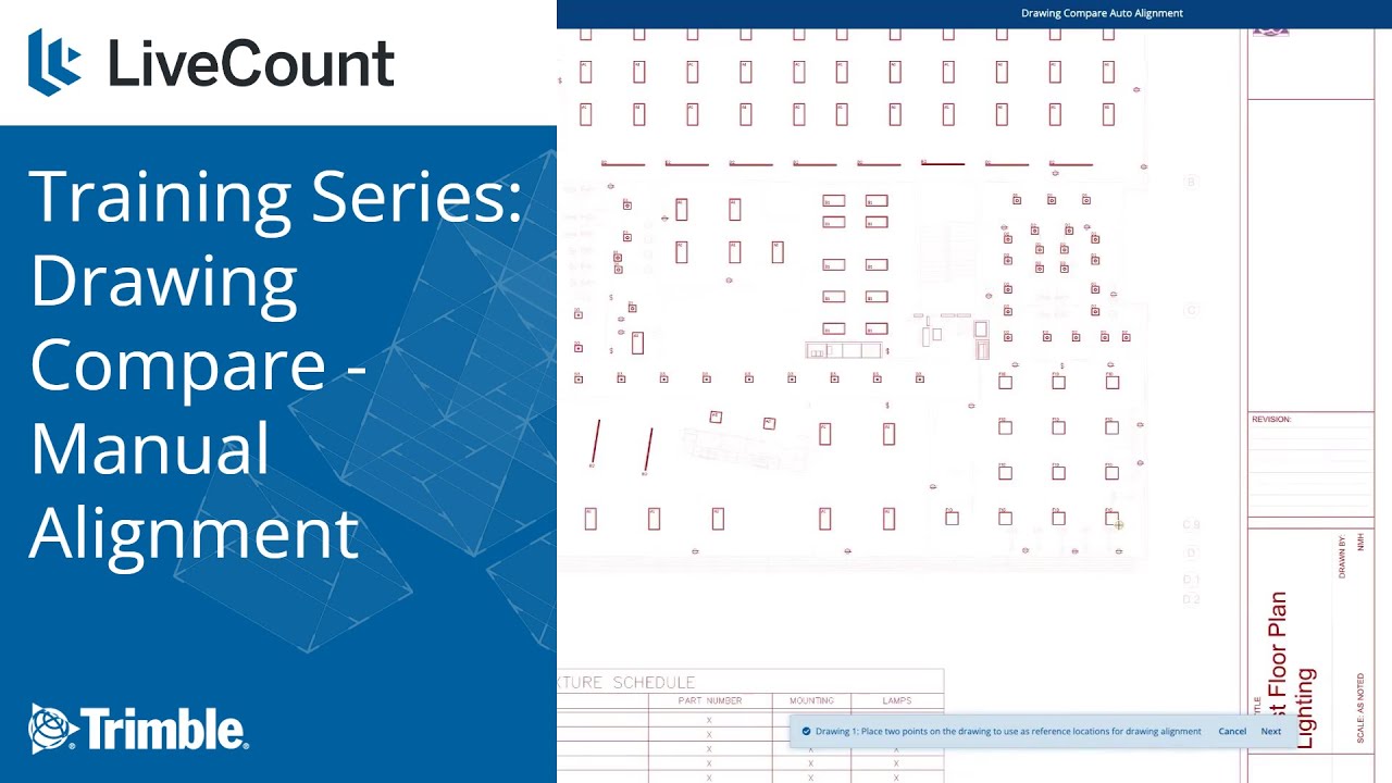 LiveCount: Drawing Compare - Manual Alignment - YouTube