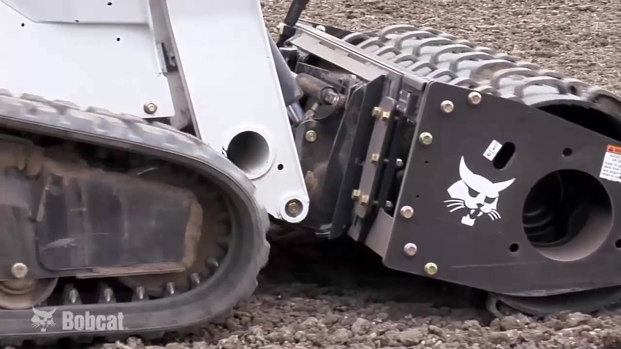 Bobcat Attachments | Vibratory Roller - YouTube