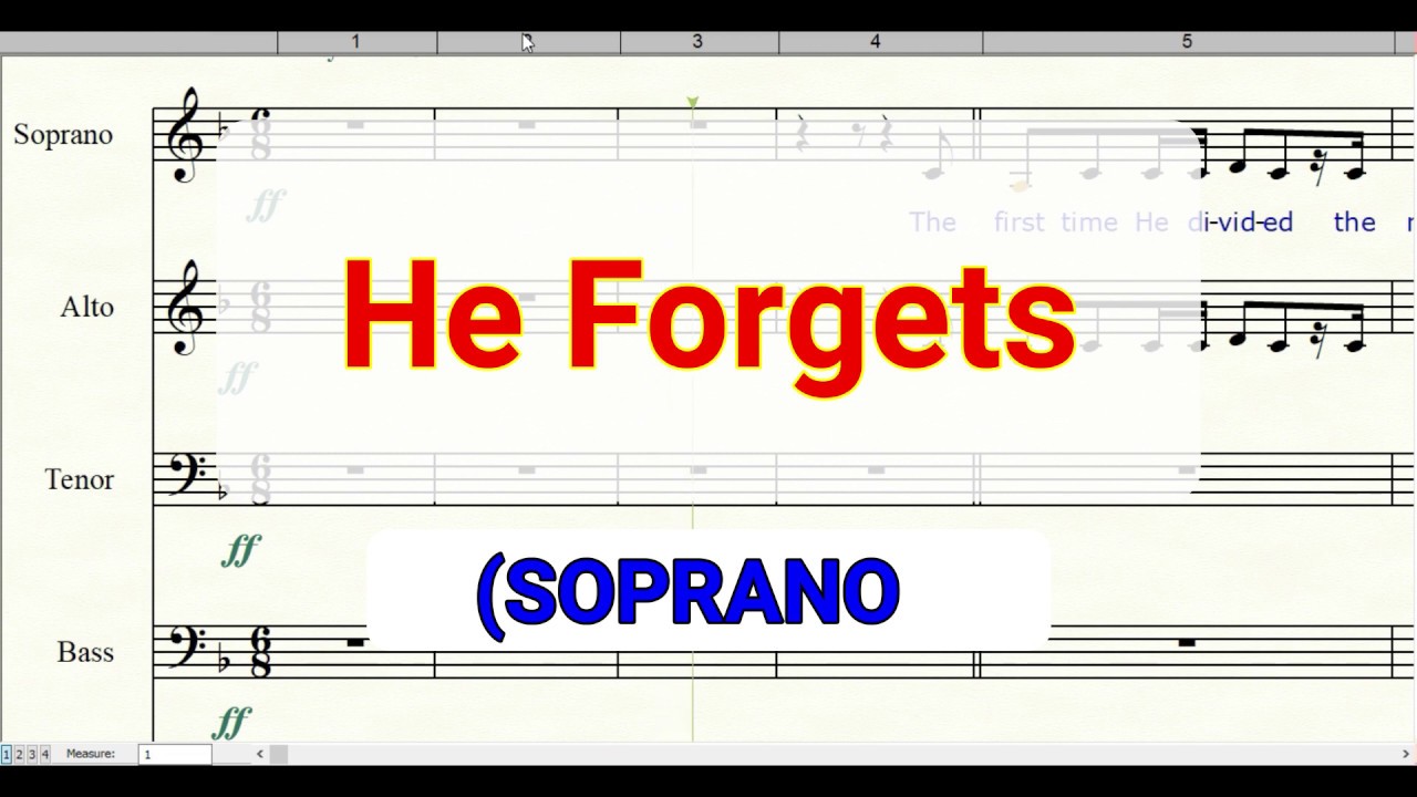 He Forgets | Soprano - YouTube