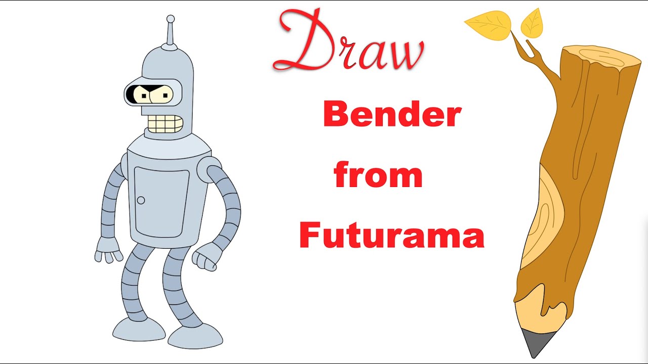 How To Draw a Bender | Futurama - YouTube