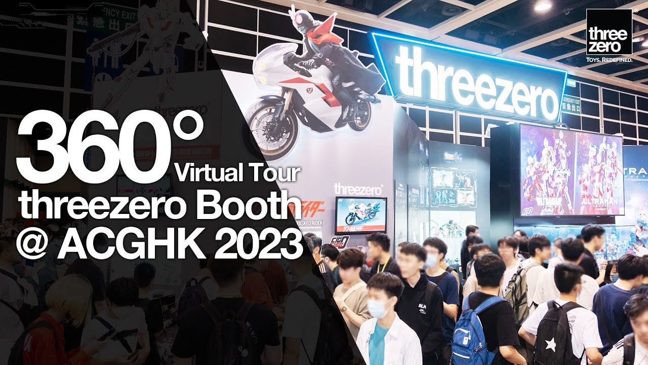 360° Virtual Tour - threezero Booth @ ACGHK 2023 - YouTube