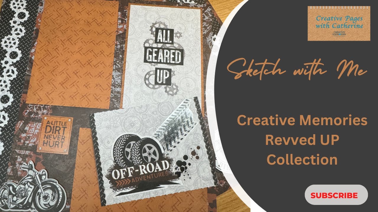 Sketch with Me: Revved UP #101sketchespage14 - YouTube