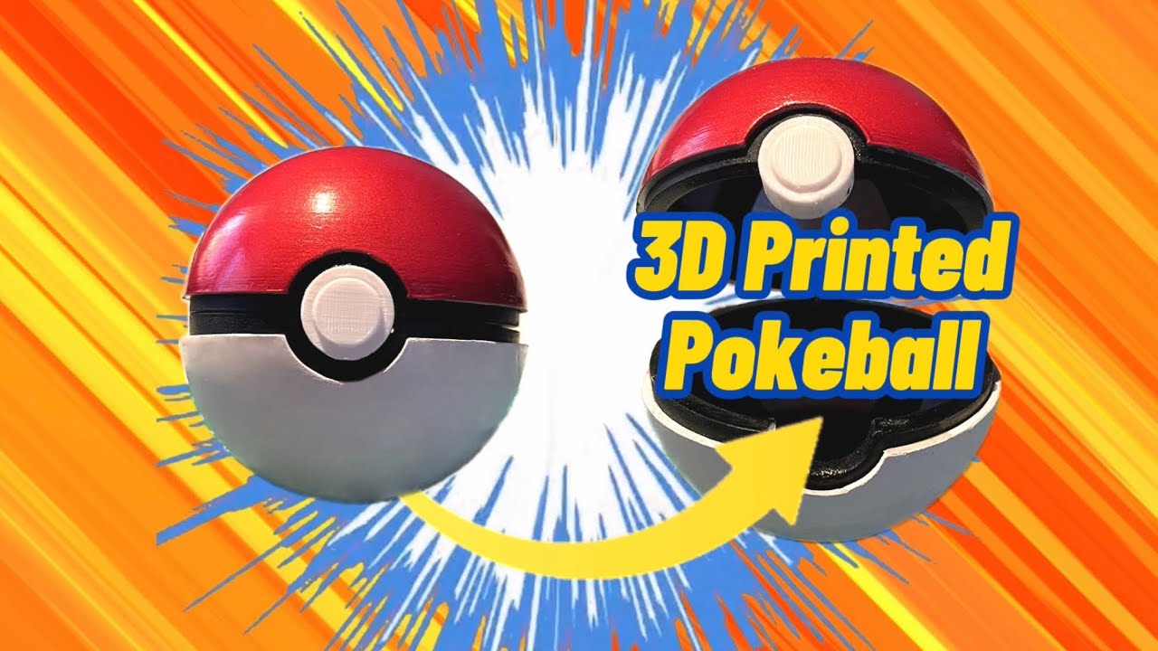 3D Printed Pokeball Tutorial - YouTube