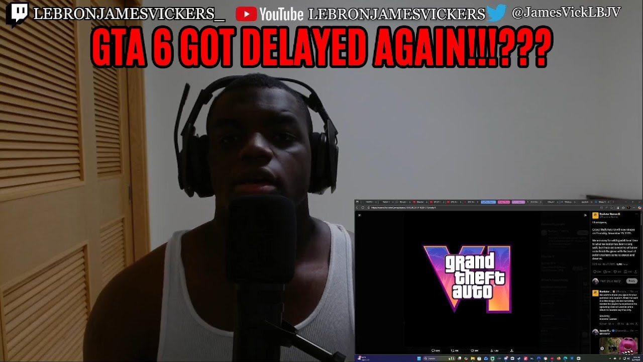 GTA 6 GOT DELAYED AGAIN TO NOVEMBER 19TH 2026!!!! - YouTube