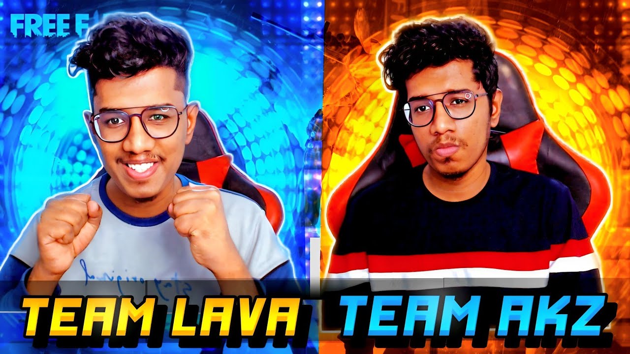 Team Lava New Squad Vs Team Akz 🔥 എൻ്റെ മോനെ | Freefire Max - Akshay ...