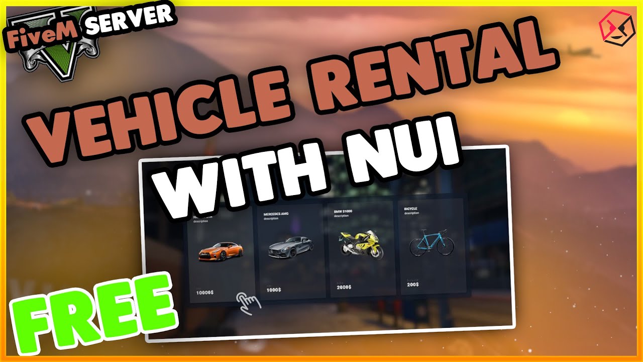 Fahrzeugvermietung Mit Nui Vehicle Rental With Nui Ry Rent Fivem