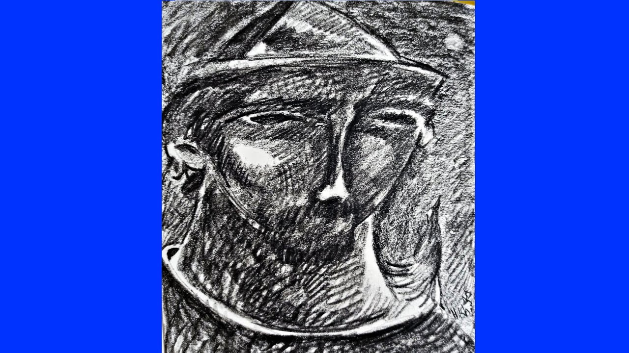 Drawing:drawing portrait with pencil/Hadi khani - YouTube