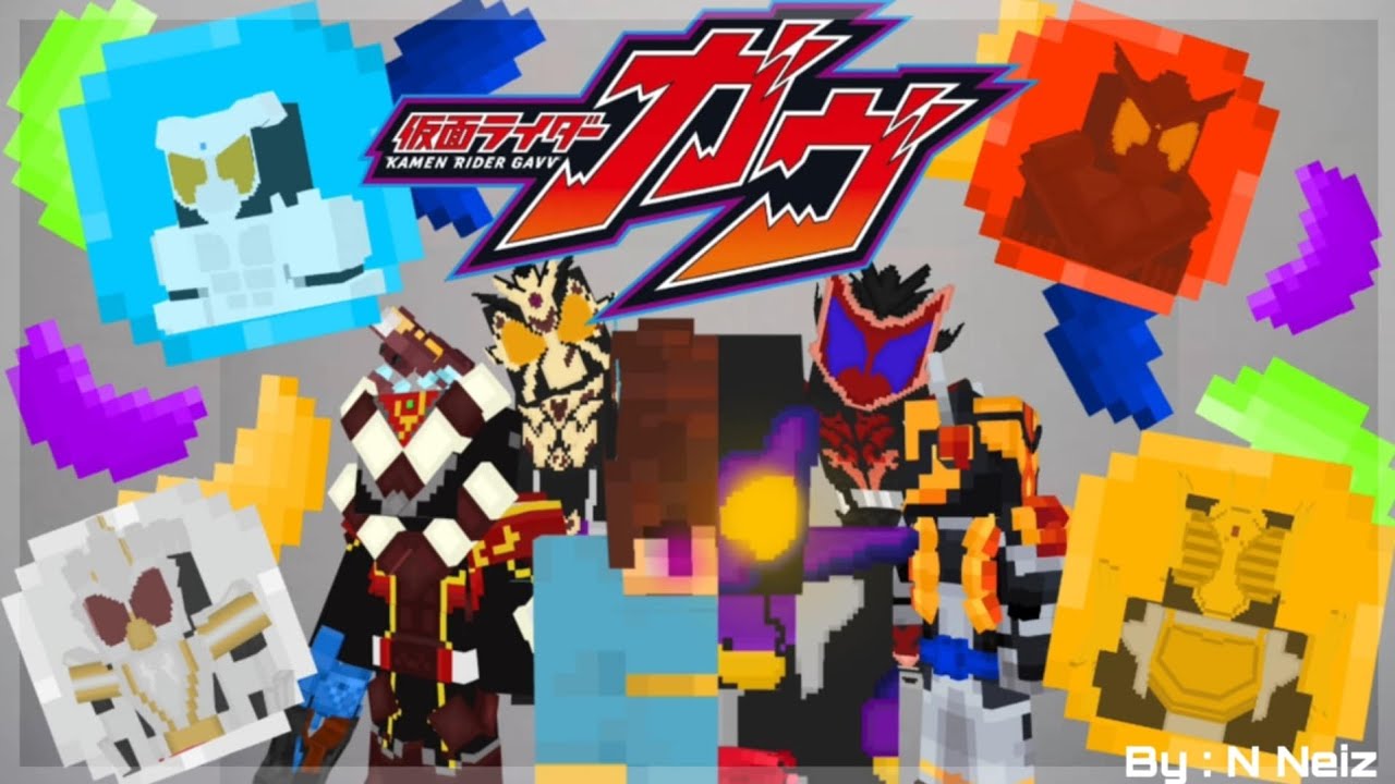 Addon Kamen Rider Gavv V2 | N Neiz | Minecraft PE 1.21.100 - YouTube