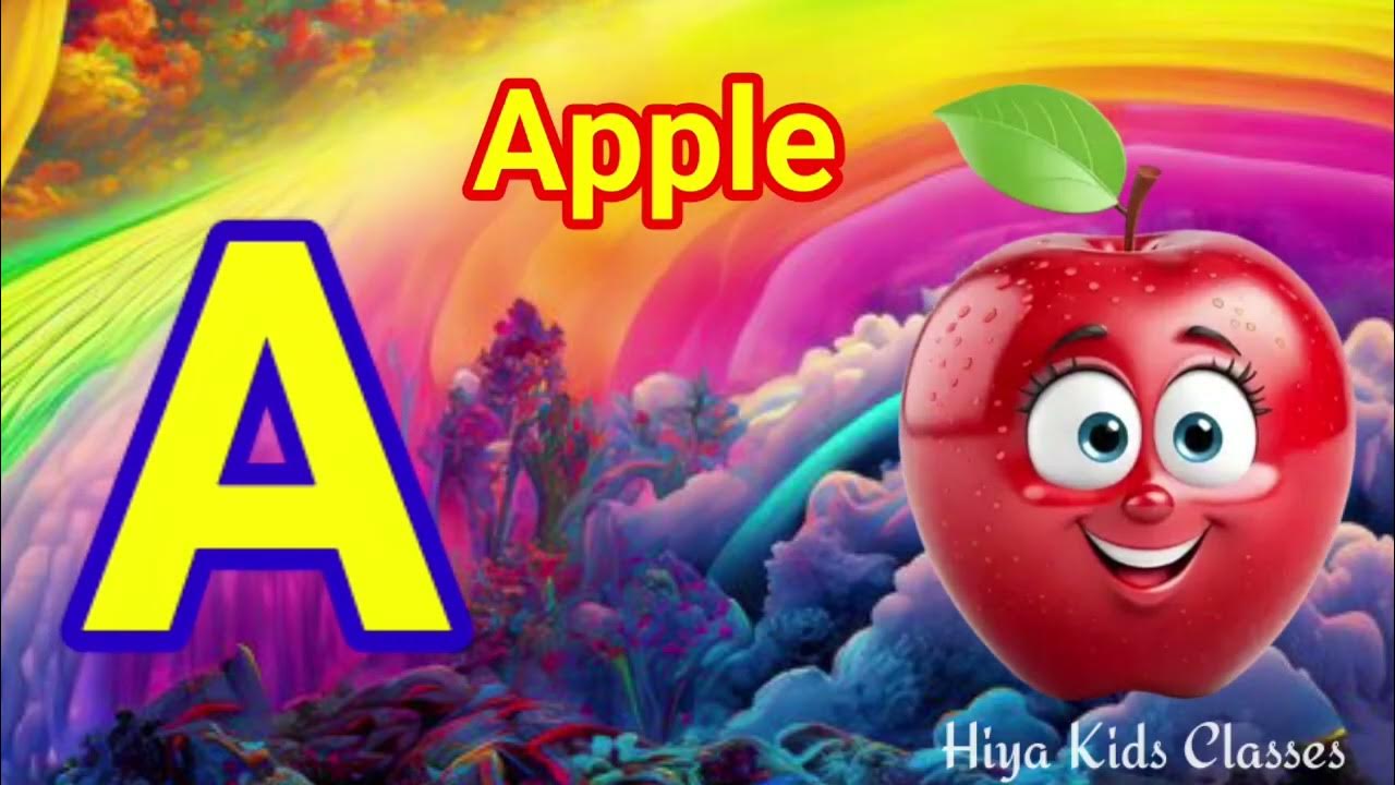 One two three,1 to 100 counting,ABCD, A for Apple, 123 Numbers, learn to count, abcd,Alphabet a ...