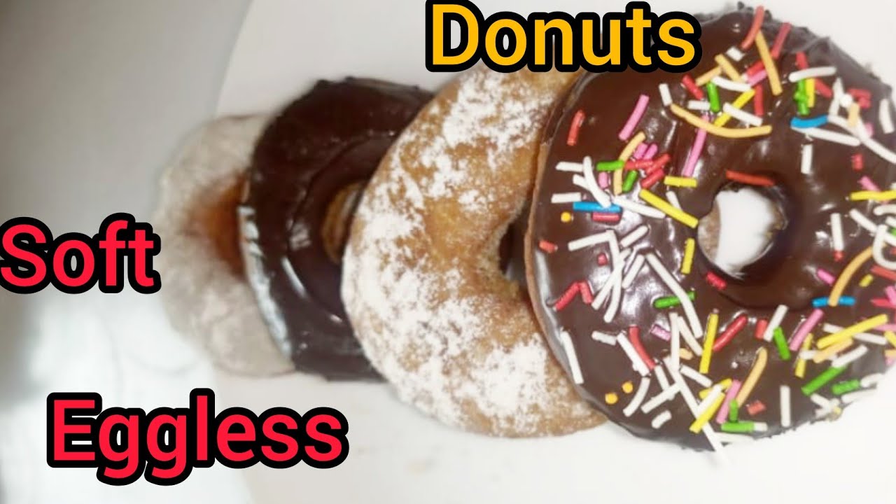 NO YEAST DONUTS//EGGLESS DONUTS//Easy glazed doughnut recipe// # ...