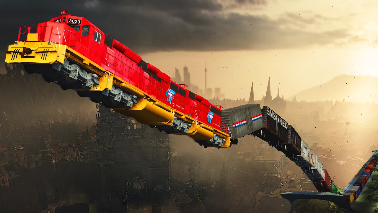 NO Limits Throttle Freight Trains High-Speed Accidents Derailments #200 ...