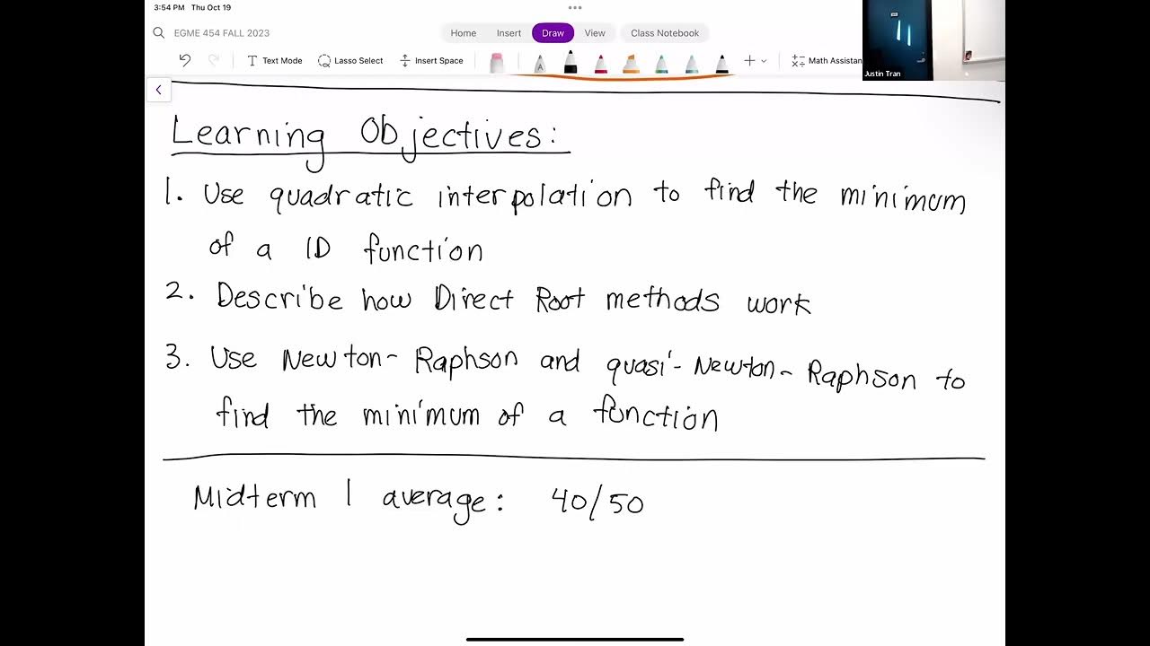 EGME 454 FALL 2023 Week 9 Lecture 2 - YouTube