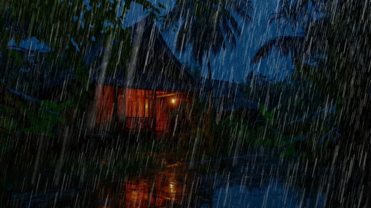 relaxing heavy rain sounds - HEAVY RAIN AND LIGHTNING FOR SLEEP ...