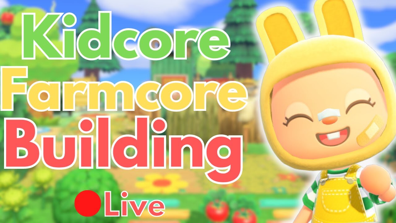 🔴 CHILL AND WORK ON MY KIDCORE FARM ISLAND | ANIMAL CROSSING NEW ...