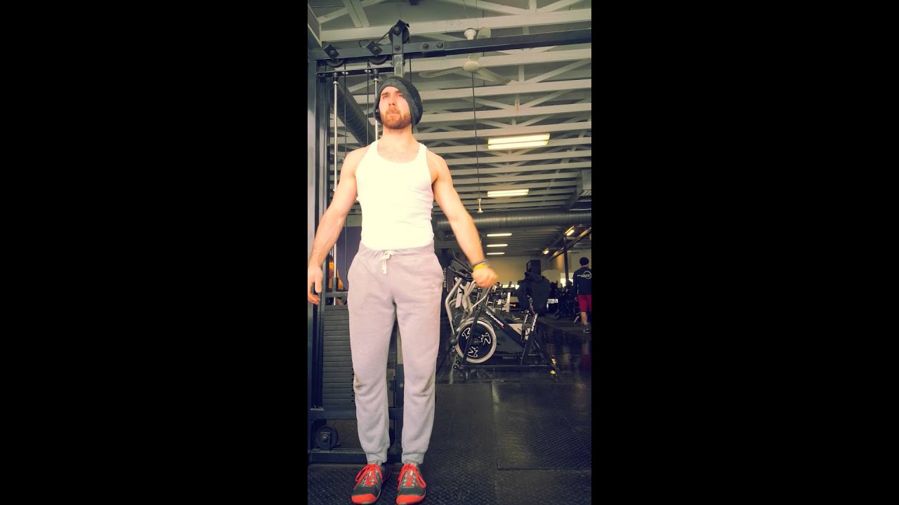 Behind The Back Lateral Raises - YouTube