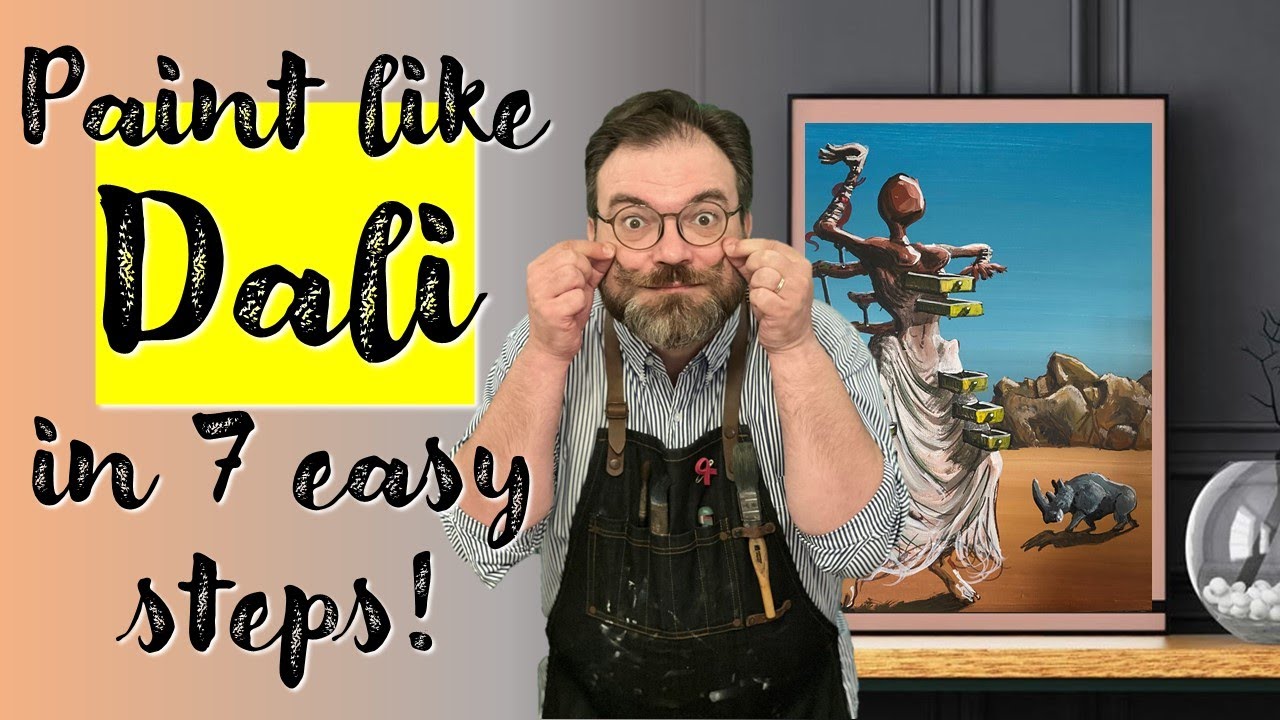 Hommage to Salvador Dali in 7 easy steps! - YouTube
