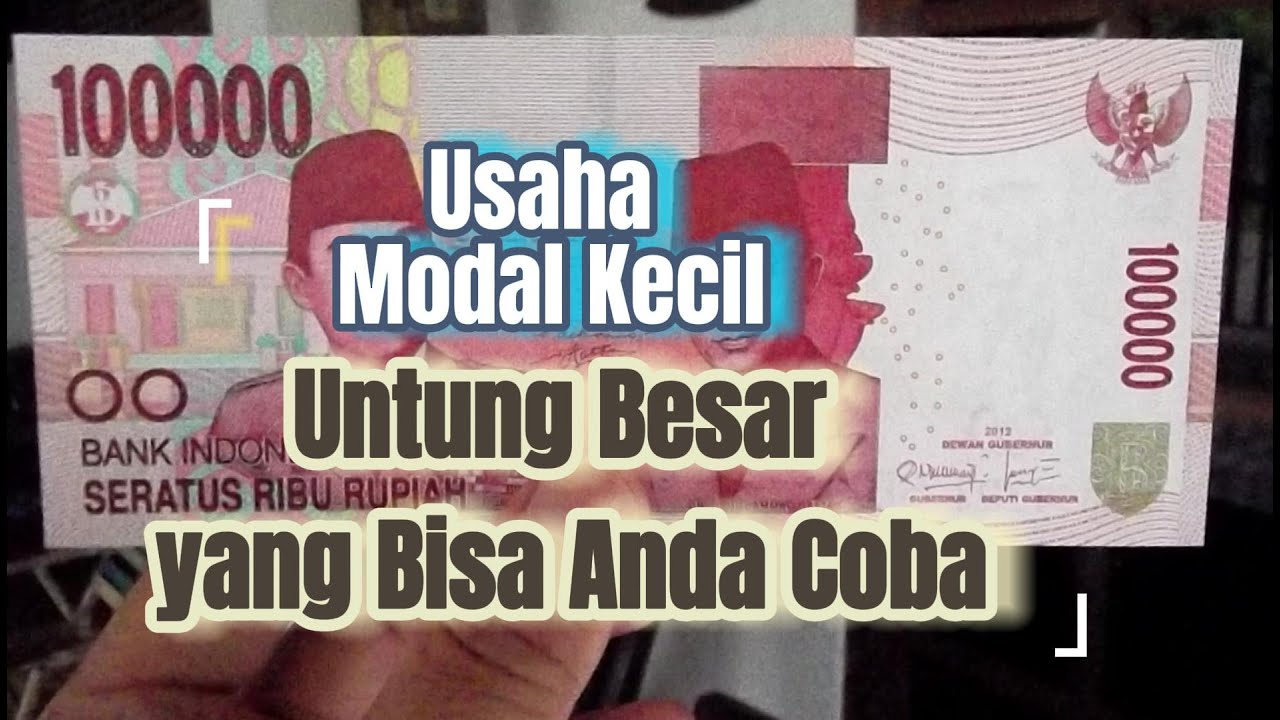 3 Ide Usaha Modal Kecil Untung Besar yang Bisa And - YouTube
