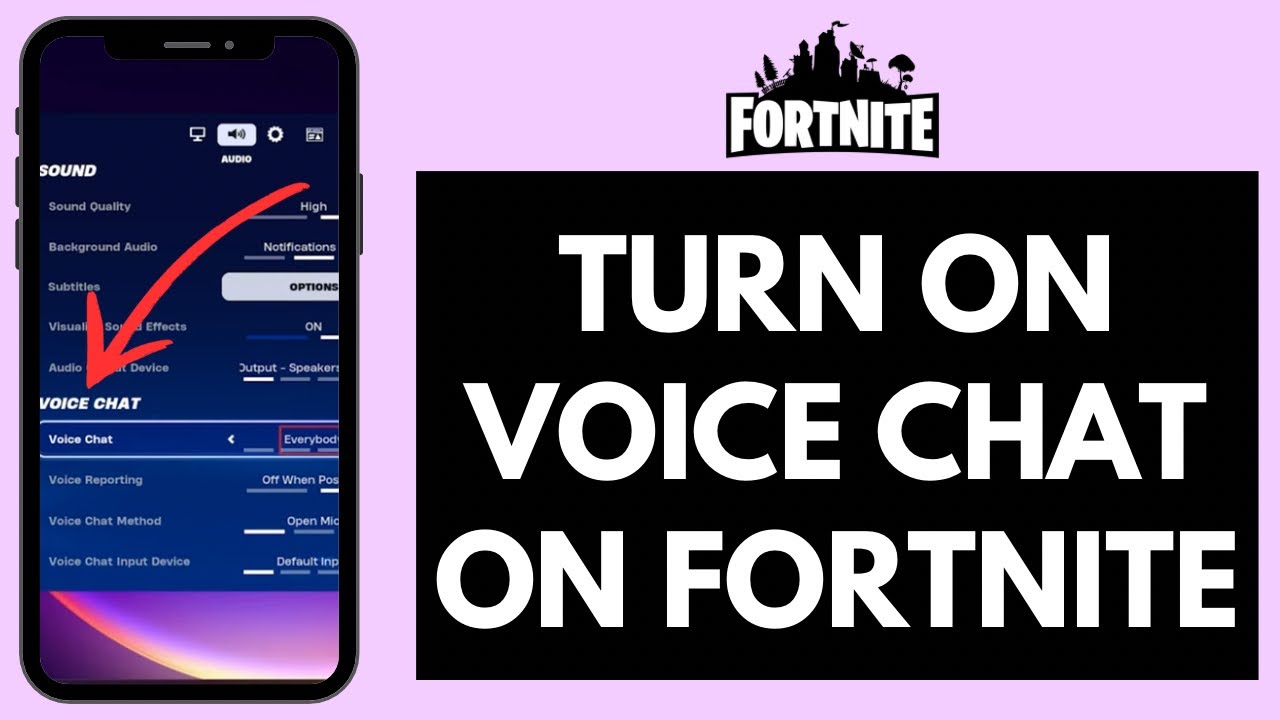 How To Turn On Fortnite Voice Chat (Quick & Easy!) | Fortnite Chat ...