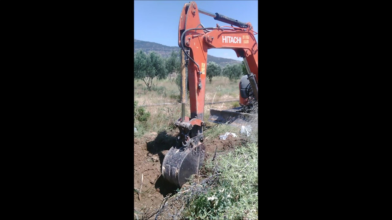 Hitachi ZAXİS 65USB-5 - YouTube