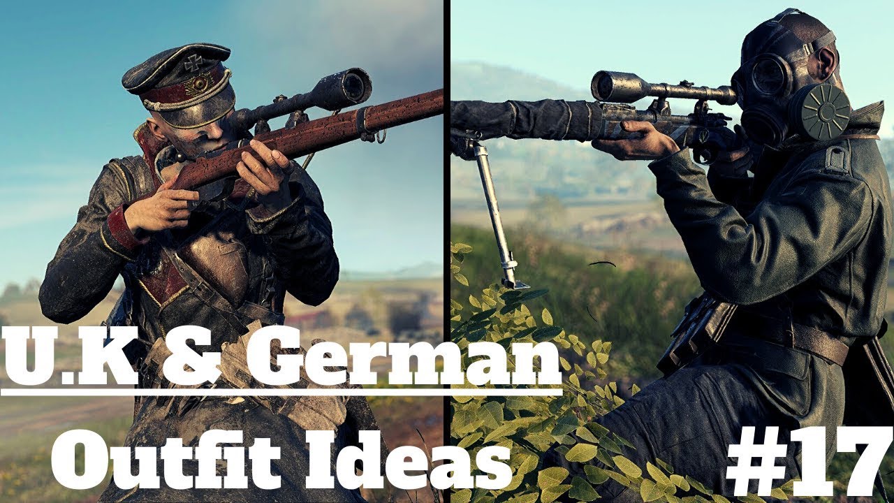 Battlefield V - Soldier Outfit Ideas #17 (U.K & German) - YouTube