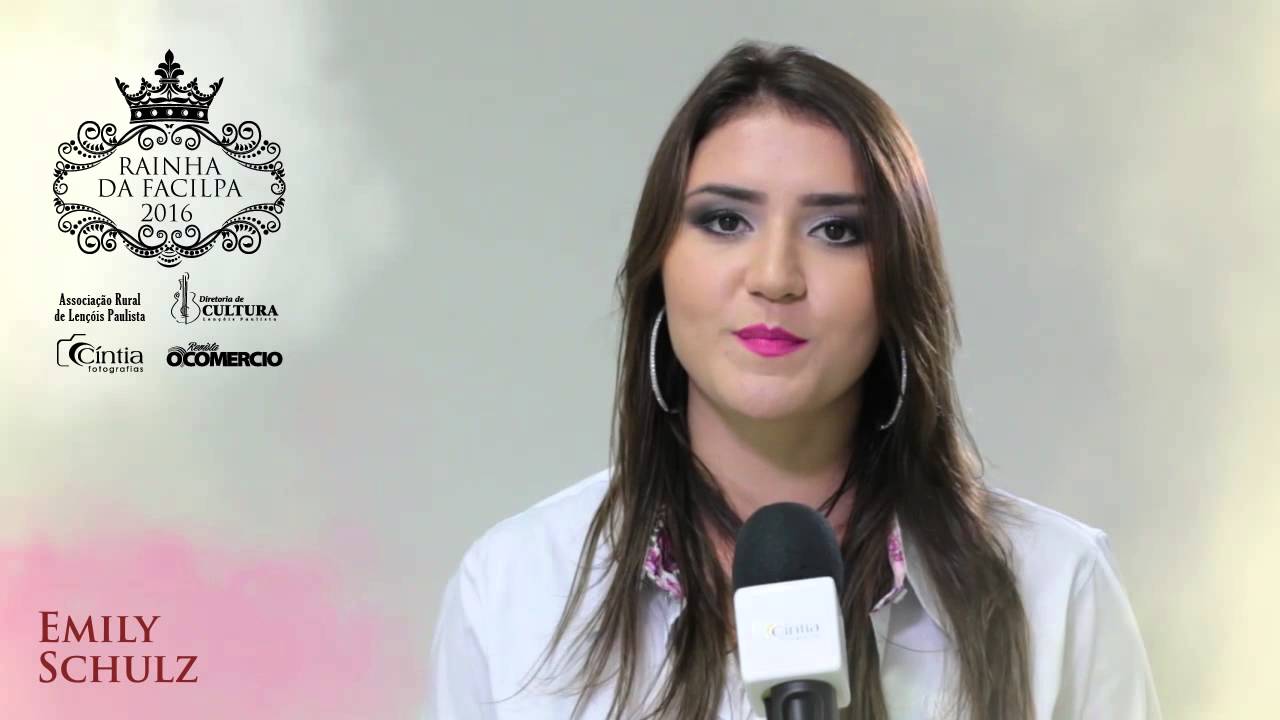 Emily Schulz - Candidata Rainha da Facilpa 2016 - YouTube