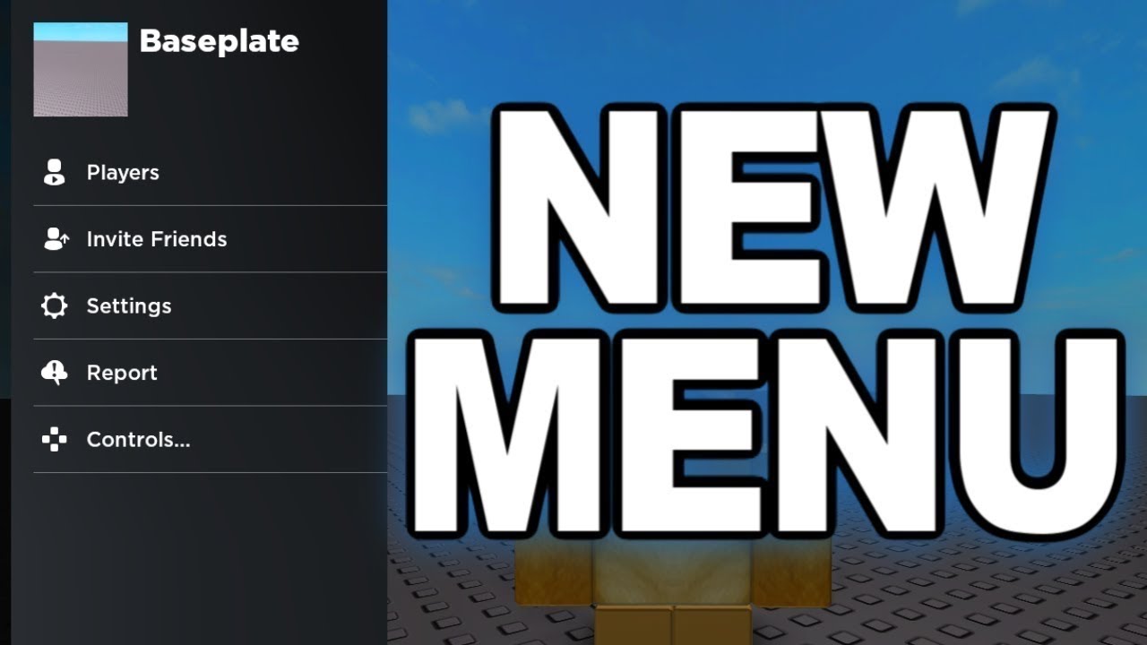 NEW ROBLOX MENU UPDATE AND MORE YouTube NEW ROBLOX MENU UPDATE AND MORE YouTube