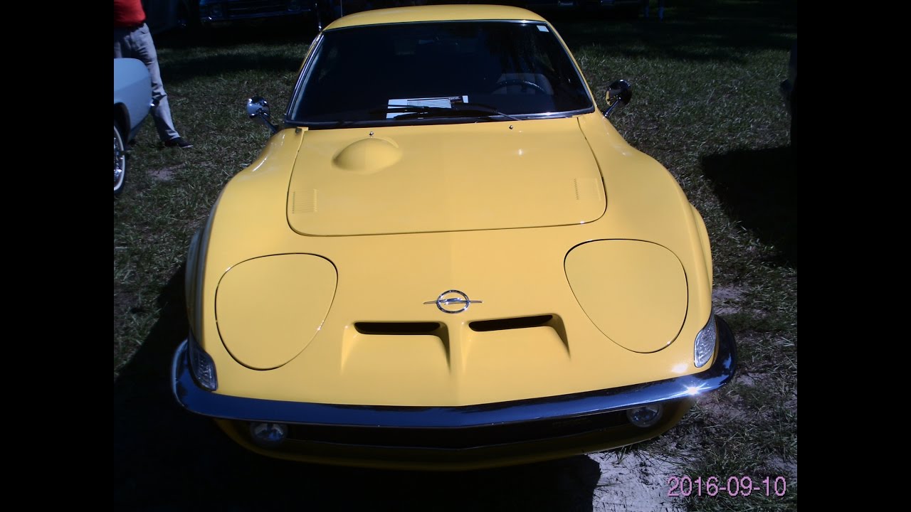 1970 Opel GT Coupe Yellow SilverSprings100116 - YouTube