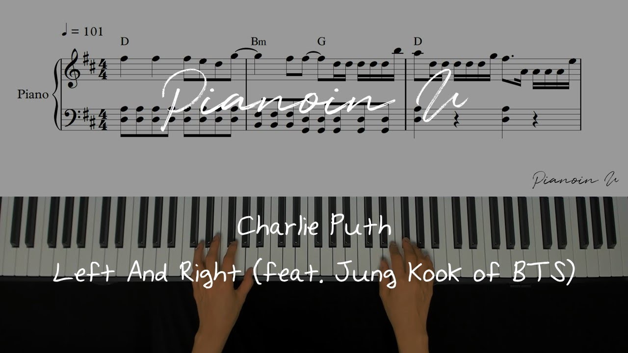 Charlie Puth - Left And Right (feat. Jung Kook of BTS) / Piano Cover ...