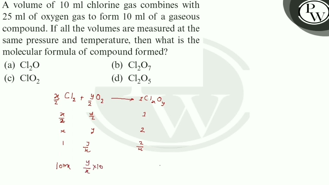 Chlorine Gas Formula Chemical Formula Of Chlorine Gas On FORM 3
