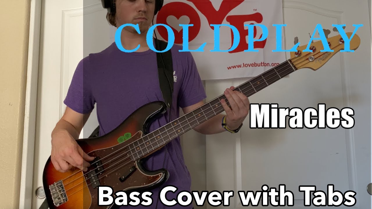 Coldplay - Miracles (Bass Cover WITH TABS) - YouTube