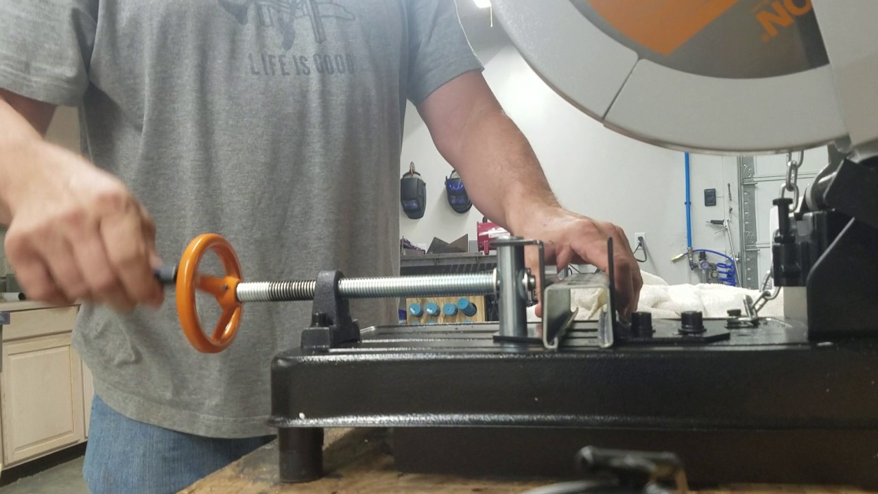 Evolution RAGE 2 metal cutting saw - YouTube