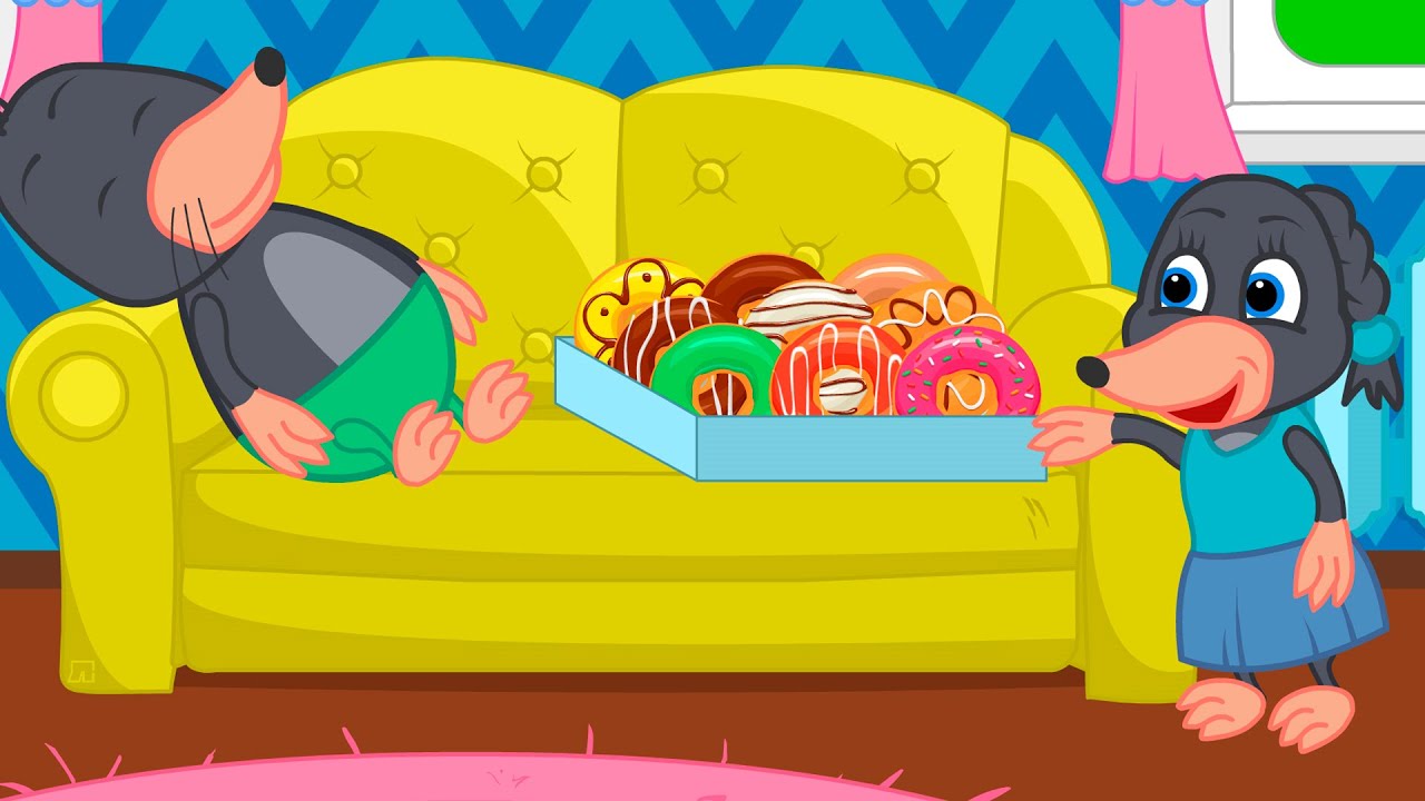 Benny Mole and Friends - Steal A Donut Undetected Cartoon for Kids ...