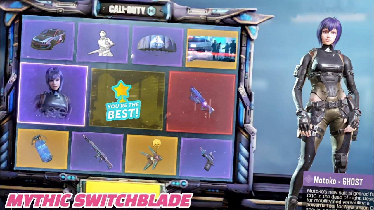 SEASON 7 LUCKY DRAWS! SWITCHBLADE X9 "NEON LEGEND" + MOTOKO GHOST ...