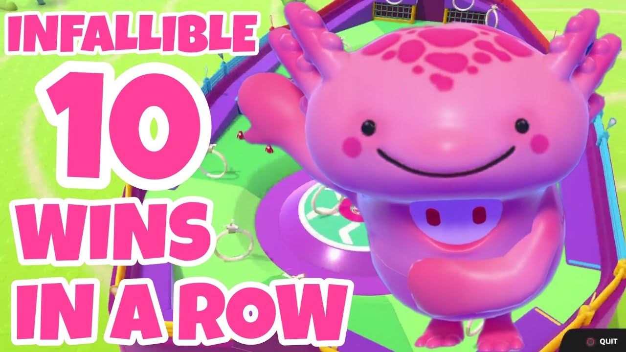Fall Guys Season 3 INFALLIBLE AXOLOTL COSTUME - YouTube