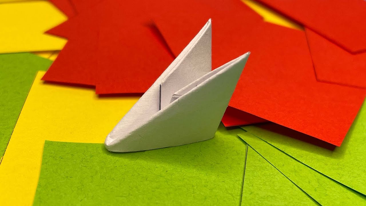 How To Fold 3D Origami Triangle Pieces | Tangrami Triangle - YouTube