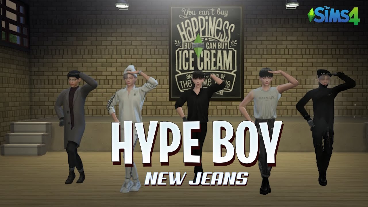 NewJeans (뉴진스) - Hype Boy Dance Cover [The Sims 4 - Animation] - YouTube