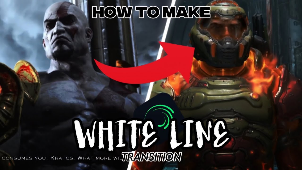 SMOOTH and EASY White Line Transition Tutorial 🔥 | Alight Motion ...