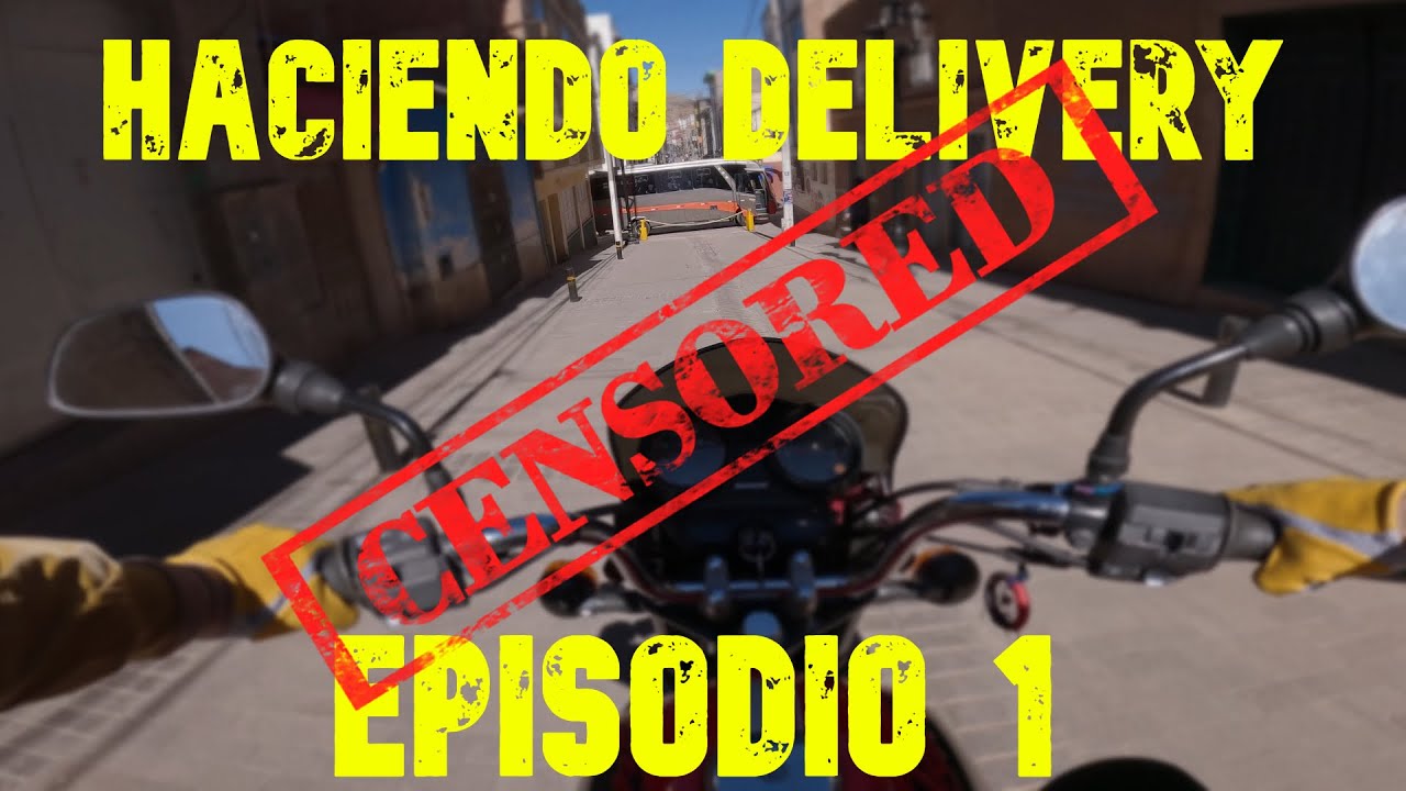 Haciendo delivery - repartiendo comida - Episodio 1 - YouTube