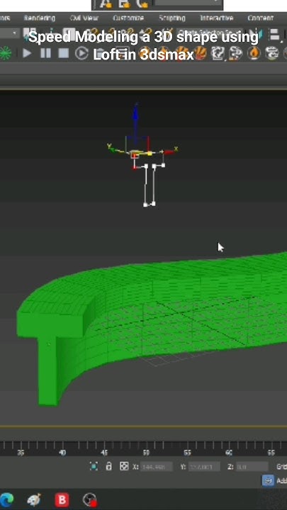 Speed Modeling a Quick 3D Shape using Loft in 3dsmax #3dsmax #3dmodeling #3d #tutorial #loft ...